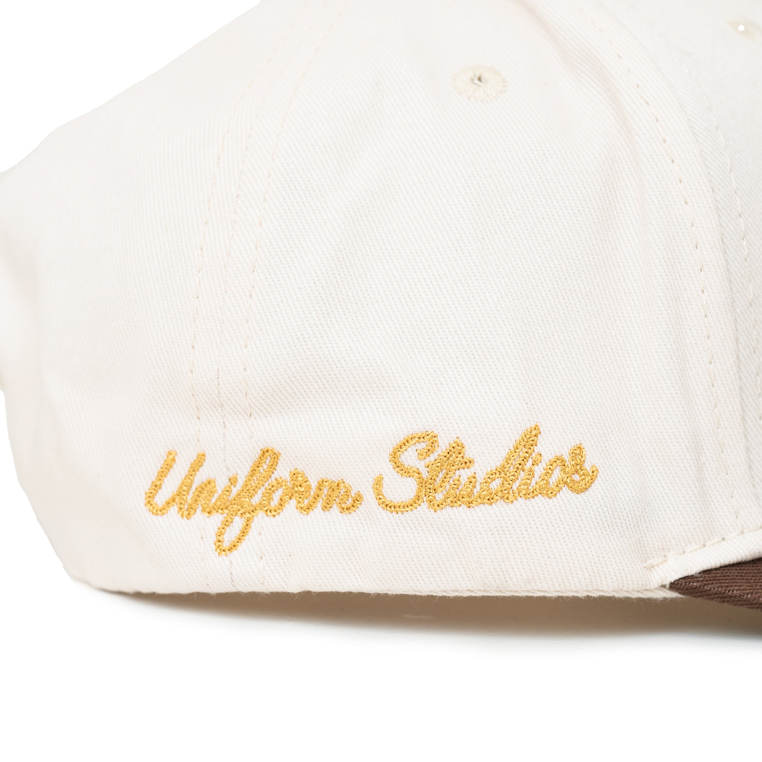 UNIFORM PADRES 6 PANEL SNAPBACK (CREAM/BROWN/GOLD) – UNIFORM STUDIOS